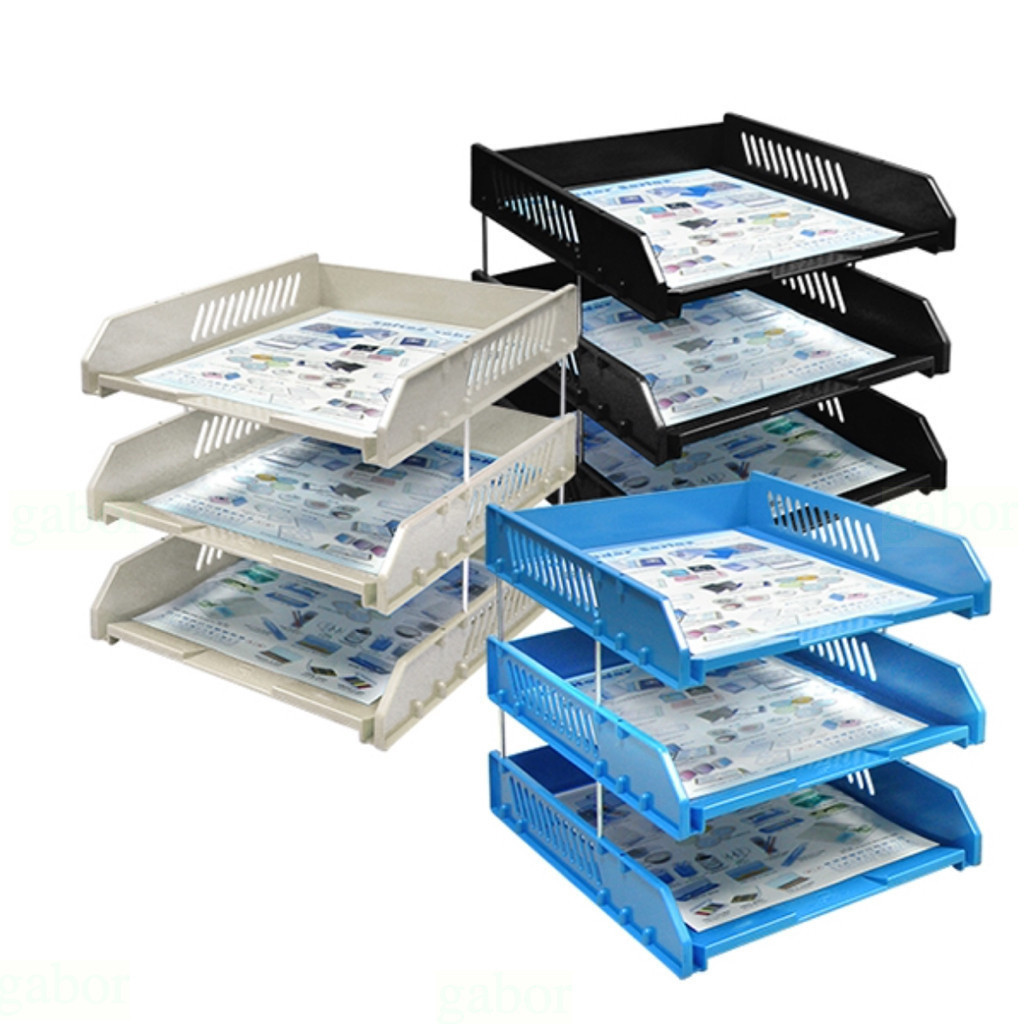 小沐購物 隔日配 聯合W.I.P BH553 A4三層公文架/BH550 A4二層公文架/BP26S文具收納盤 | 蝦皮購物