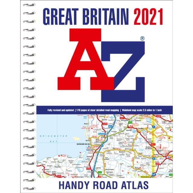 Great Britain A-Z Handy Road Atlas 2021 (A5 Spiral)/A-Z maps【禮筑外文書店】 | 蝦皮購物
