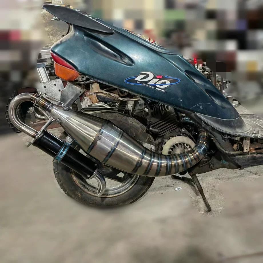 【活動降價】DIO50 AF18/28期改裝排氣管 90-125cc炮管 手工管 Dio改裝下彎管 | 蝦皮購物