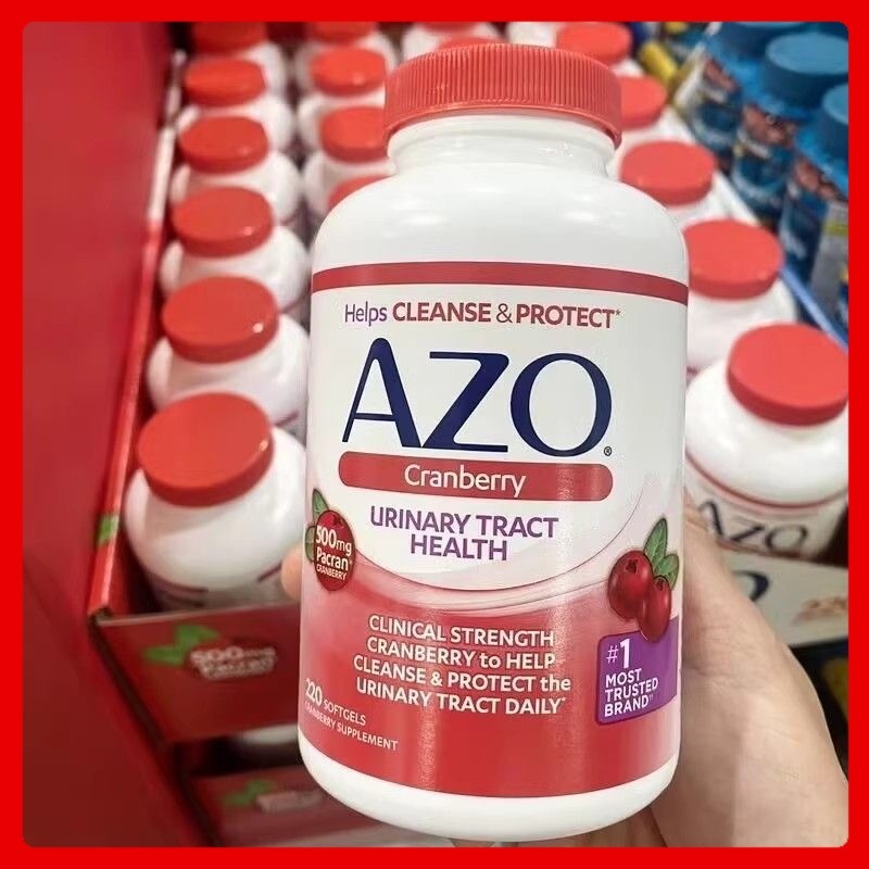 【1-4天出貨】美國原裝進口 AZO蔓越莓VC精華膠囊女士健康保健100粒/公司貨-T | 蝦皮購物