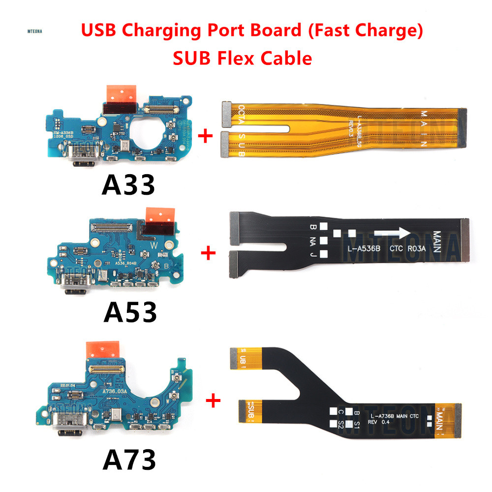 SAMSUNG 適用於三星 A33 A53 A73 5G A336 A536 A736B 主板連接 USB Dock 排 | 蝦皮購物