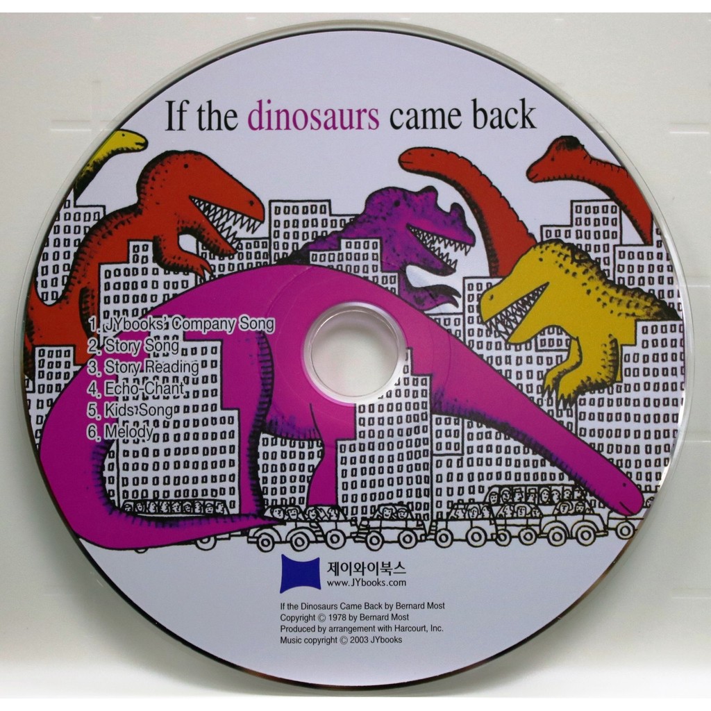 If the Dinosaurs Came Back (1 CD only)(韓國JY Books版) 廖彩杏老師推薦有聲書第47週 ...