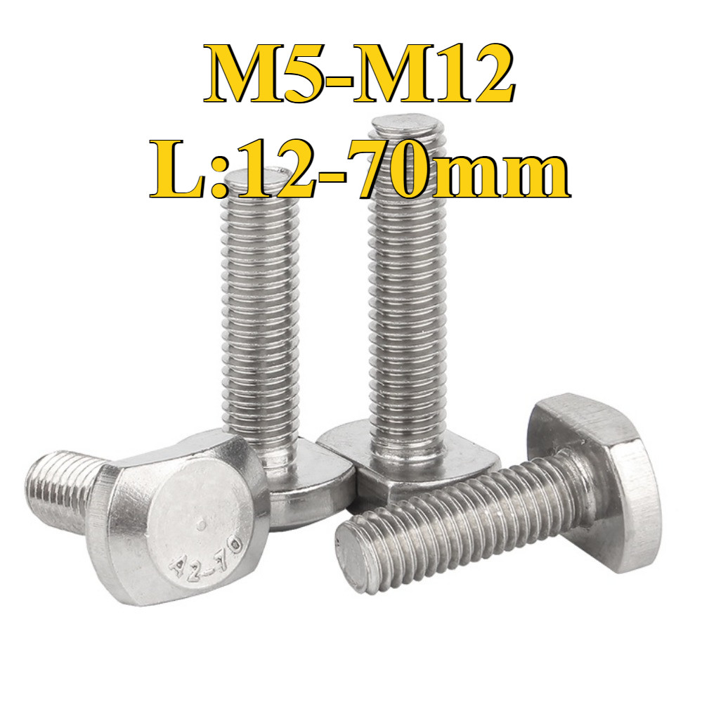 螺栓T型螺栓304不鏽鋼 M5/M6/M8/M10/M12*L12-70mm（GE-RM-TW-1） | 蝦皮購物