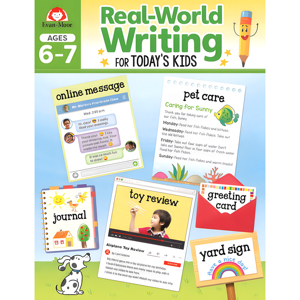 Real-World Writing Activities for Today's Kids, Ages 6-7/Evan Moor【禮筑外文 ...