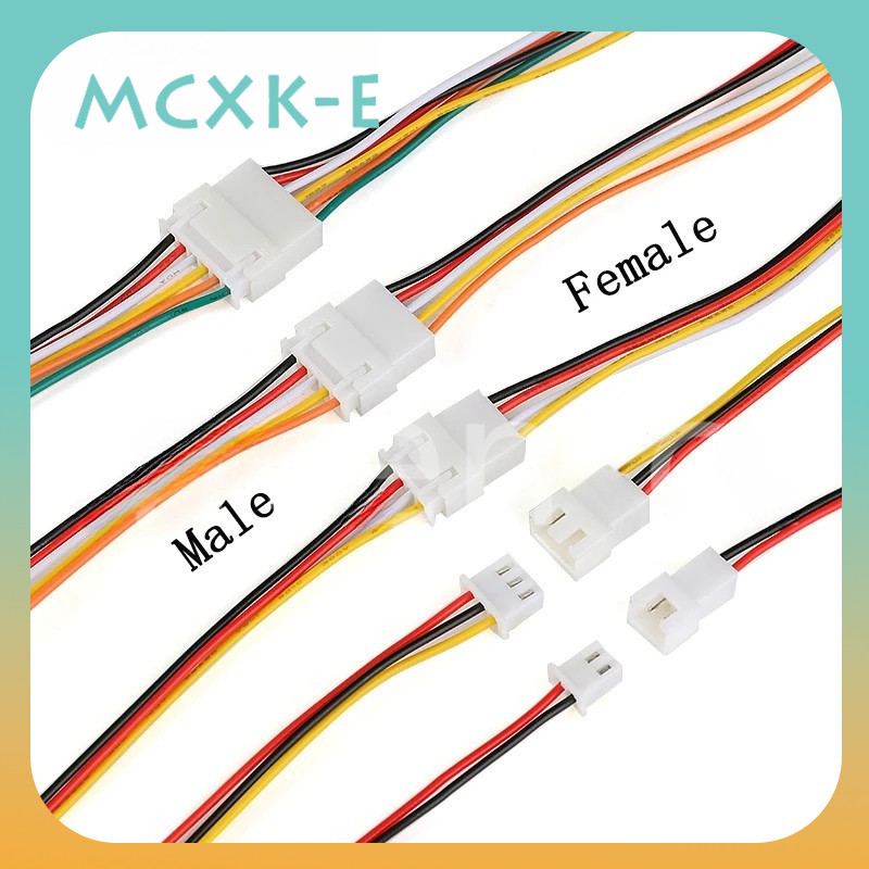 [5PCS] Xh2.54 2/3/4/5/6 針間距 2.54mm 電線電纜連接器 XH 插頭公母電池充電電纜 200 | 蝦皮購物