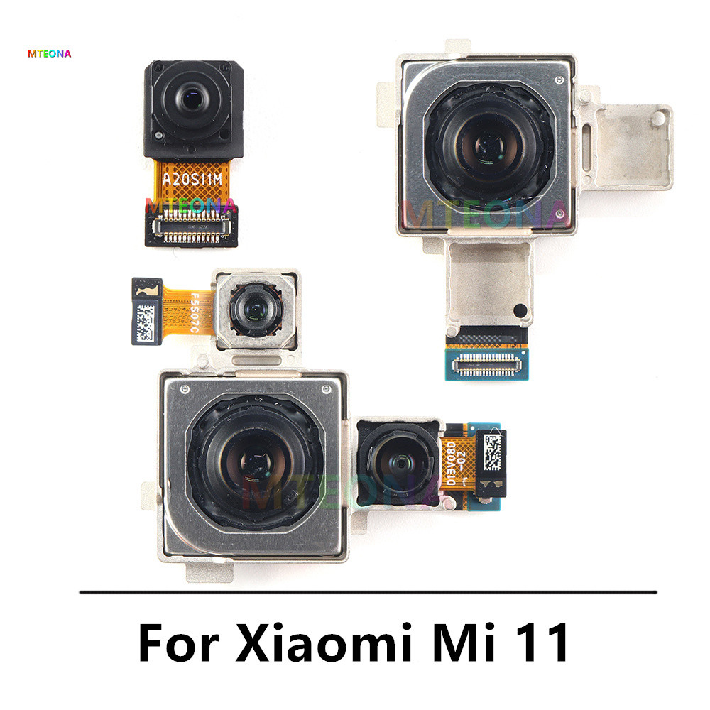 XIAOMI MI 適用於小米 Mi 11 攝像頭模塊背面視圖更換備件 M2011K2C、M2011K2G 的前後攝像頭 | 蝦皮購物