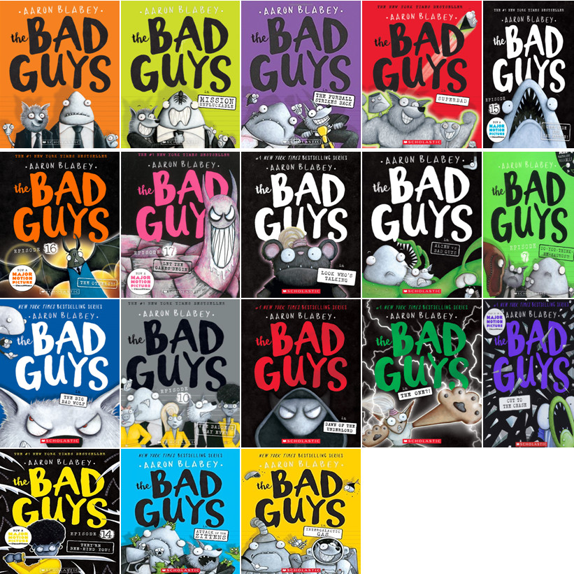 The Bad Guys 1-18 (平裝本)(共18本)/Aaron Blabey【禮筑外文書店】 | 蝦皮購物