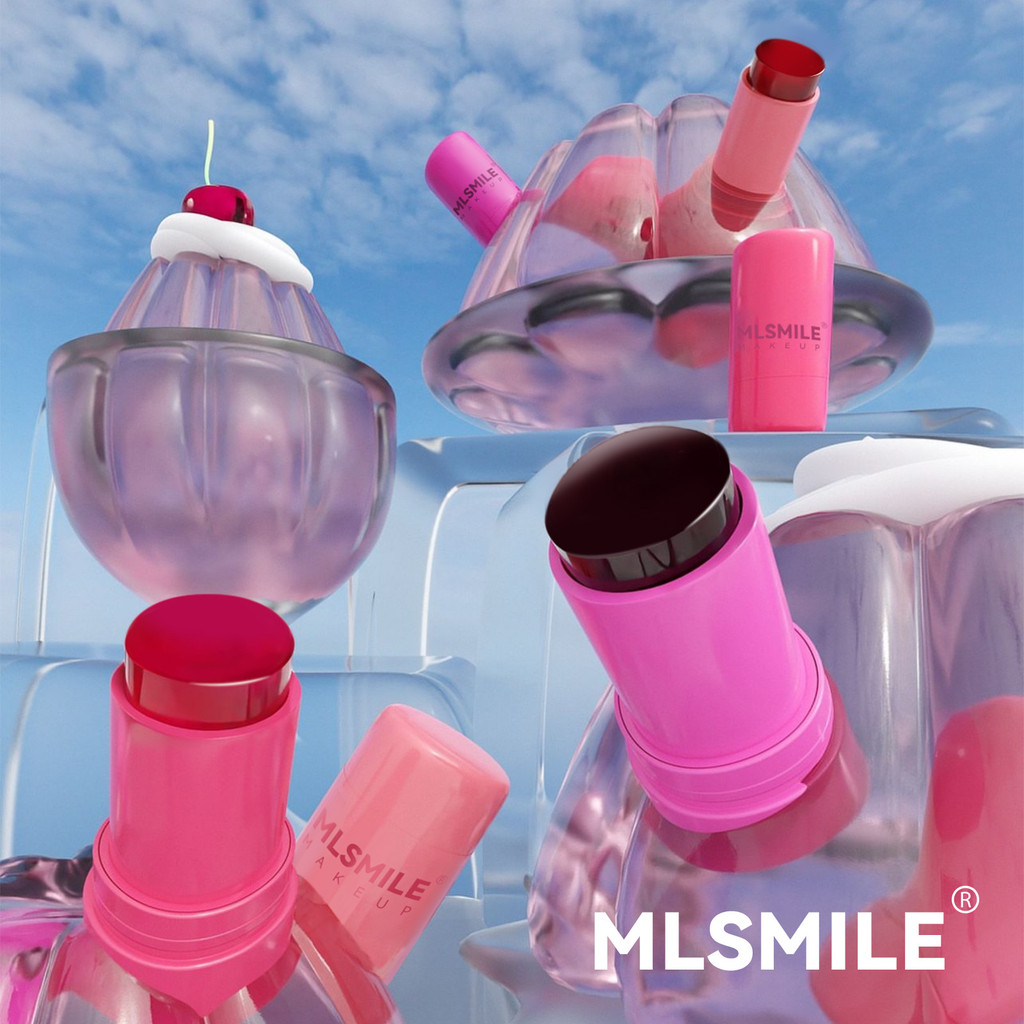 Mlsmile 2pcs/set Tint 3-in-1 Milk Jelly Cheek Blush 保濕腮紅貼紙水持 | 蝦皮購物