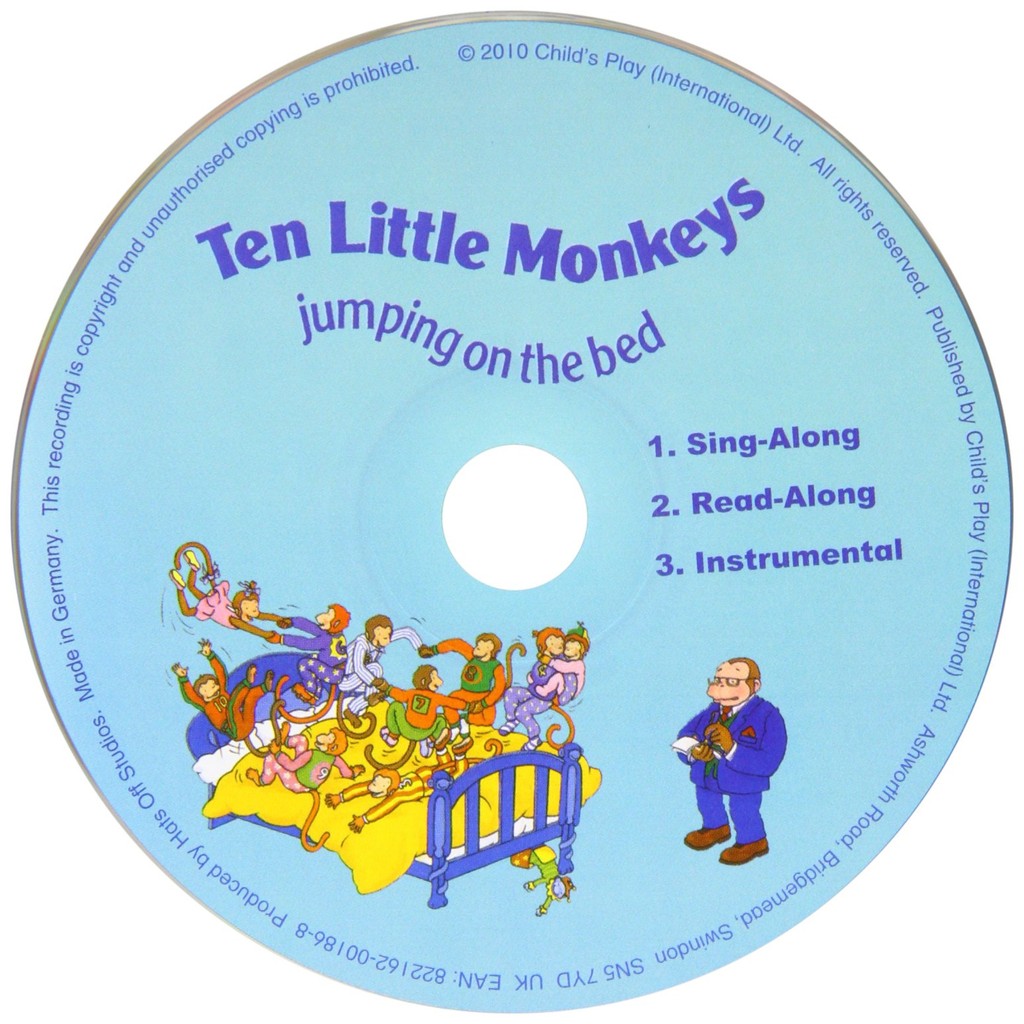 Ten Little Monkeys Jumping on the Bed (CD only)(有聲書)/Tina Freeman ...