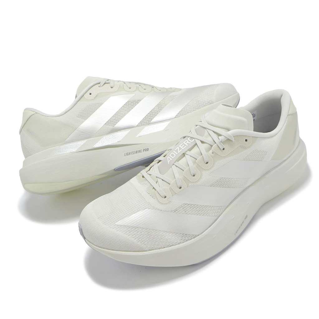 adidas 慢跑鞋 Adizero Evo SL M 男鞋 米灰 銀 緩震 路跑 運動鞋 [ACS] JR3418 | 蝦皮購物