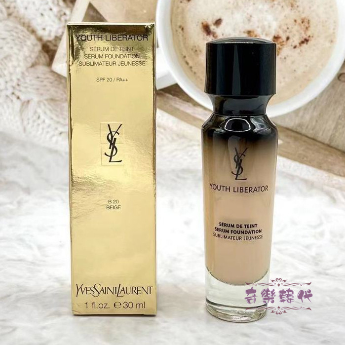 現貨 YSL 逆齡肌密精萃粉底 粉底液 女神粉底液 持久遮瑕保濕 B10 B20 逆齡粉底液 30ML | 蝦皮購物