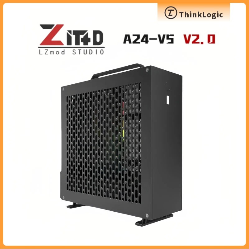 LZmod A24-V5 2.0 Case Mini ITX機箱 雙槽GPU 雙面倒角設計 FLEX 1U電源 | 蝦皮購物