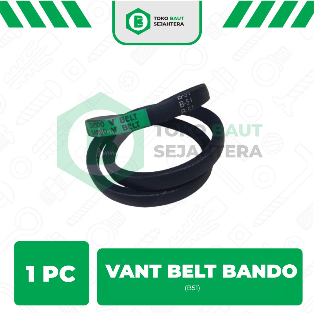 VANT-VAN-FAN-TALI-BELT V 型皮帶鈴拆卸 B 51 B51 B-51 BANDO | 蝦皮購物