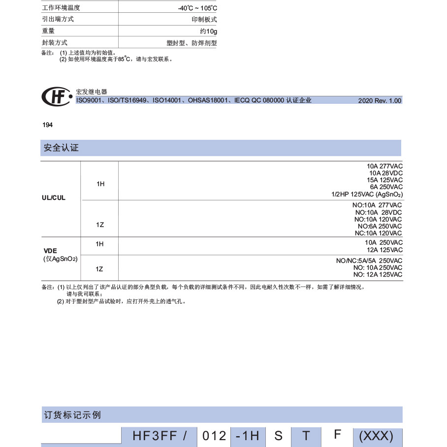 JQC/HF-3FF-5 005 009 12 012 24 024 VDC -1ZST 1HST 繼電器 | 蝦皮購物