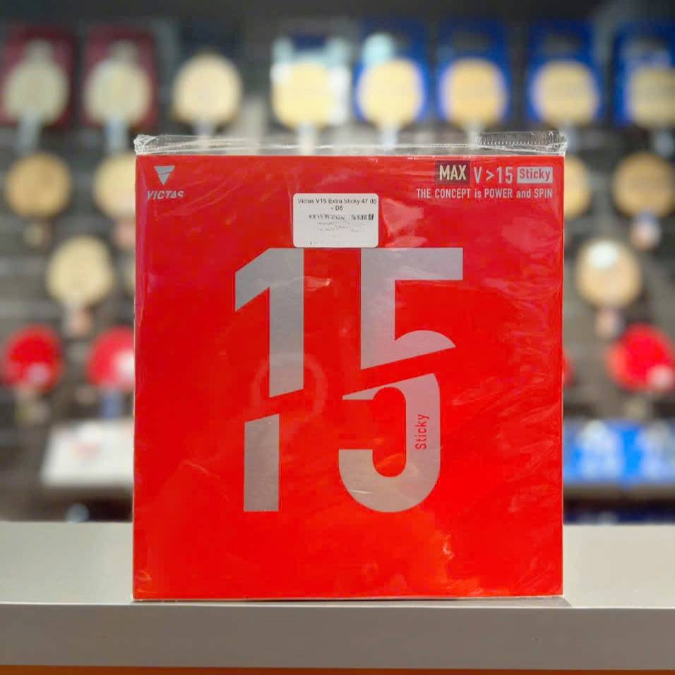 正品 VICTAS V15 粘性乒乓球拍 - 47 度 - 高旋轉 - 良好控制 - 速度 - 高穩定性 - 良好的旋轉 | 蝦皮購物
