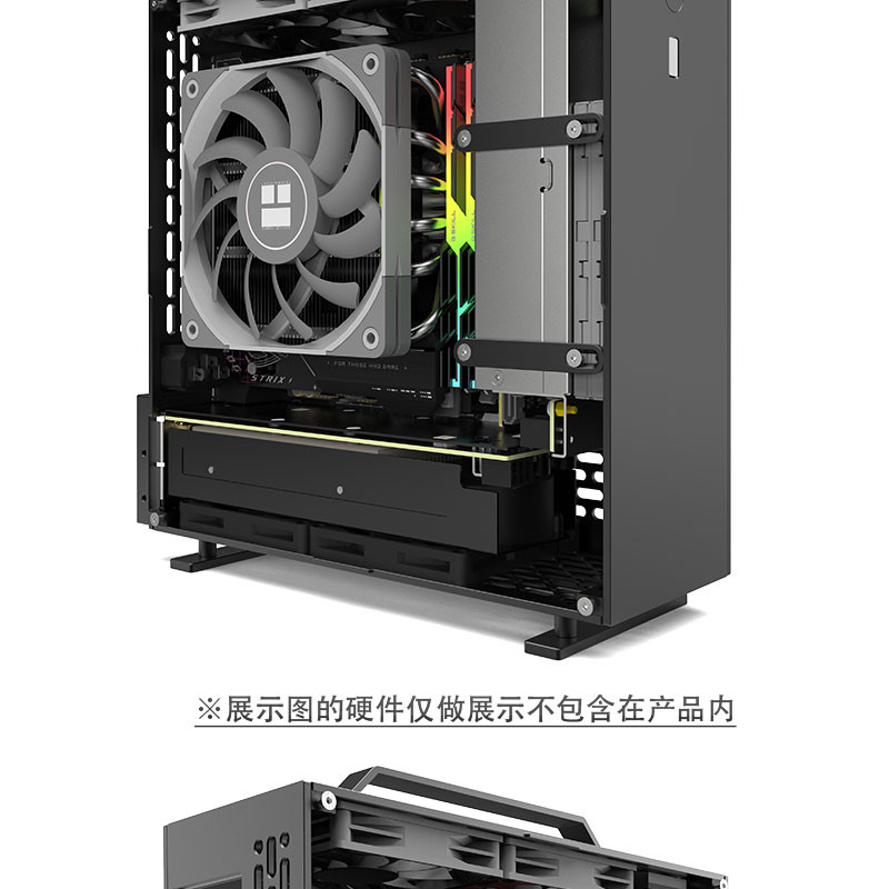 LZmod A24-V5 2.0 Case Mini ITX機箱 雙槽GPU 雙面倒角設計 FLEX 1U電源 | 蝦皮購物