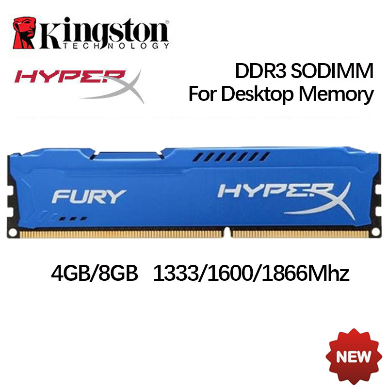 金士頓 Hyperx Blue DDR3 RAM 8g 4g 1866Mhz 1600mhz 1333mhz 內存適用於 | 蝦皮購物