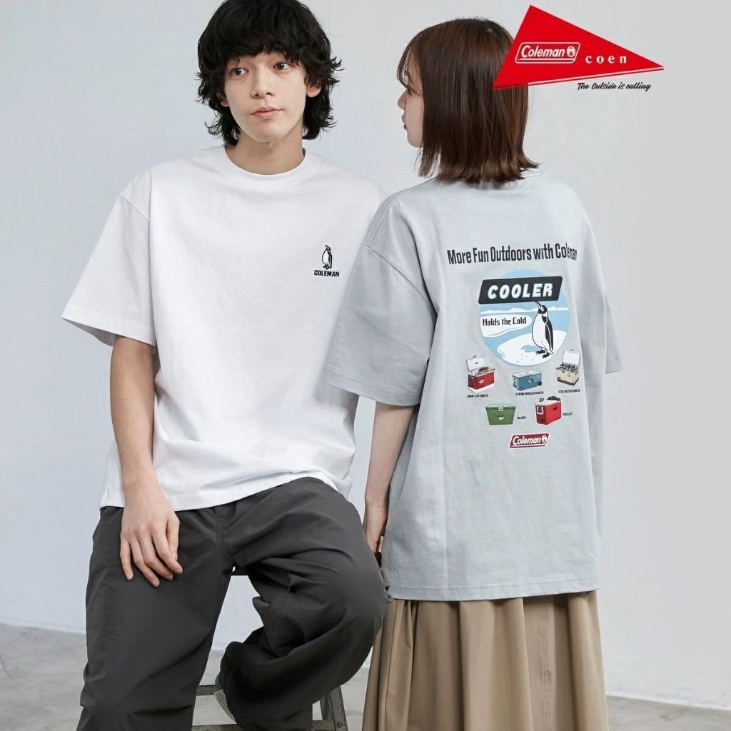 2025🇯🇵Coleman × coen｜涼感企鵝｜短袖TEE｜聯名限定｜戶外休閒風｜戶外潮流 | 蝦皮購物