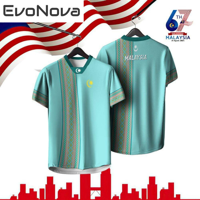 Baju Merdeka 68 Tahun baju jersey 民族 T 恤 2025 Merdeka 2024 M | 蝦皮購物