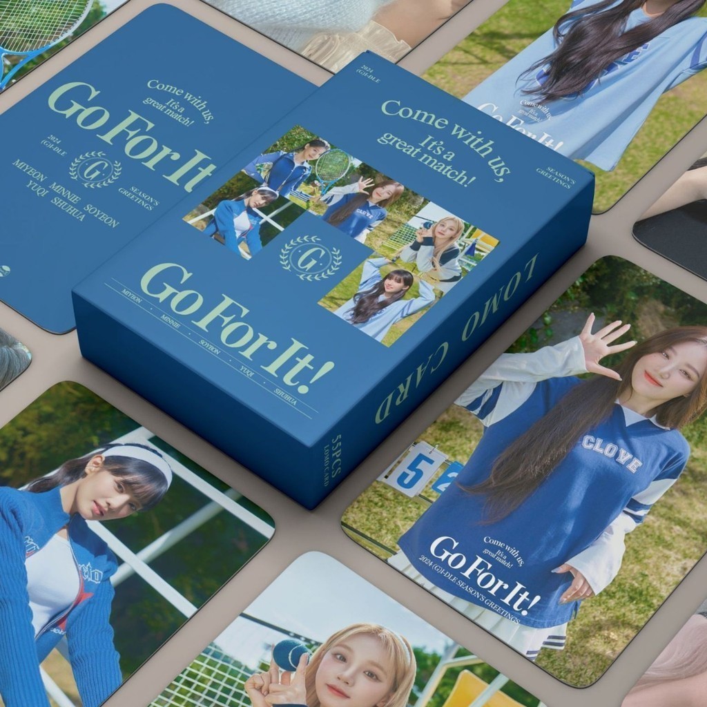 【台灣免運】55張 (G)I-DLE小卡 Season's Greetings 小卡 2024 女娃 宋雨琦 葉淑華 | 蝦皮購物