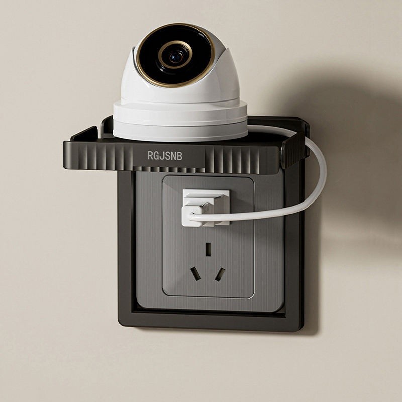 插座置物架 壁掛放置架 插排安裝架 小音箱置架 床頭支架 手機支架 插綫闆收納 簡約收納盒 墻上開關架 路由器架 | 蝦皮購物