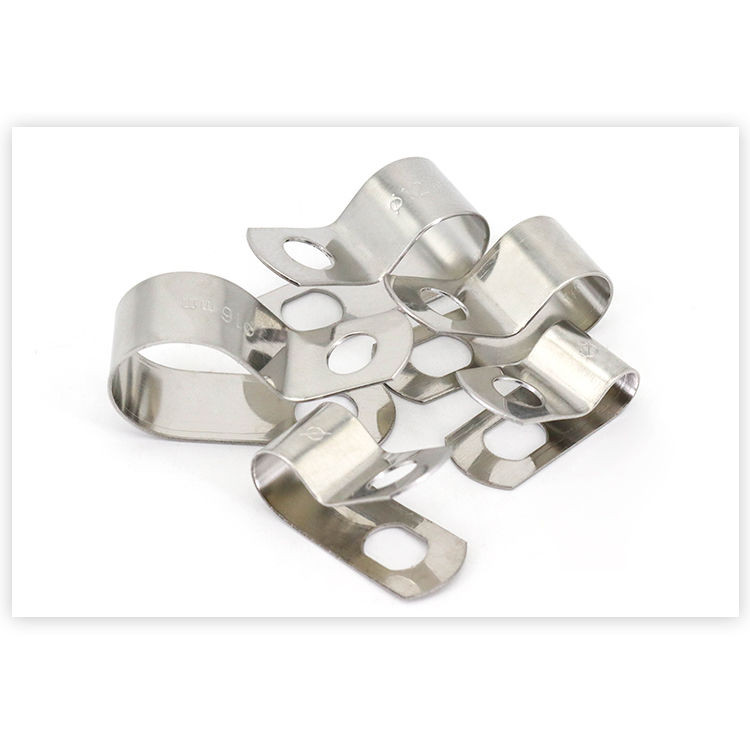 【台灣出貨】304不銹鋼單管夾片 R型管卡管夾喉箍 Q686支架管扣卡箍水油管夾扣 | 蝦皮購物