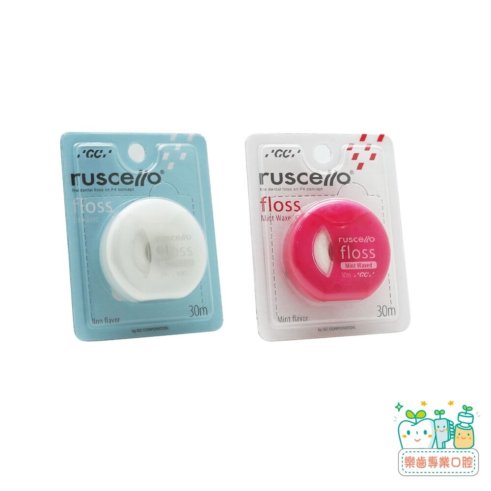 【樂齒專業口腔】日本GC 公司貨 Ruscello Floss 牙線 無蠟/薄荷含蠟30M【小】 | 蝦皮購物