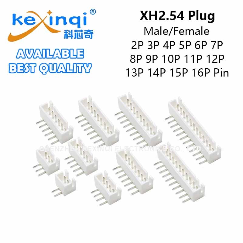 (10-100pcs) XH2.54 插頭 2P 3P 4P 5P 6P 7P 8P 9P 10P 11P 12P 13 | 蝦皮購物