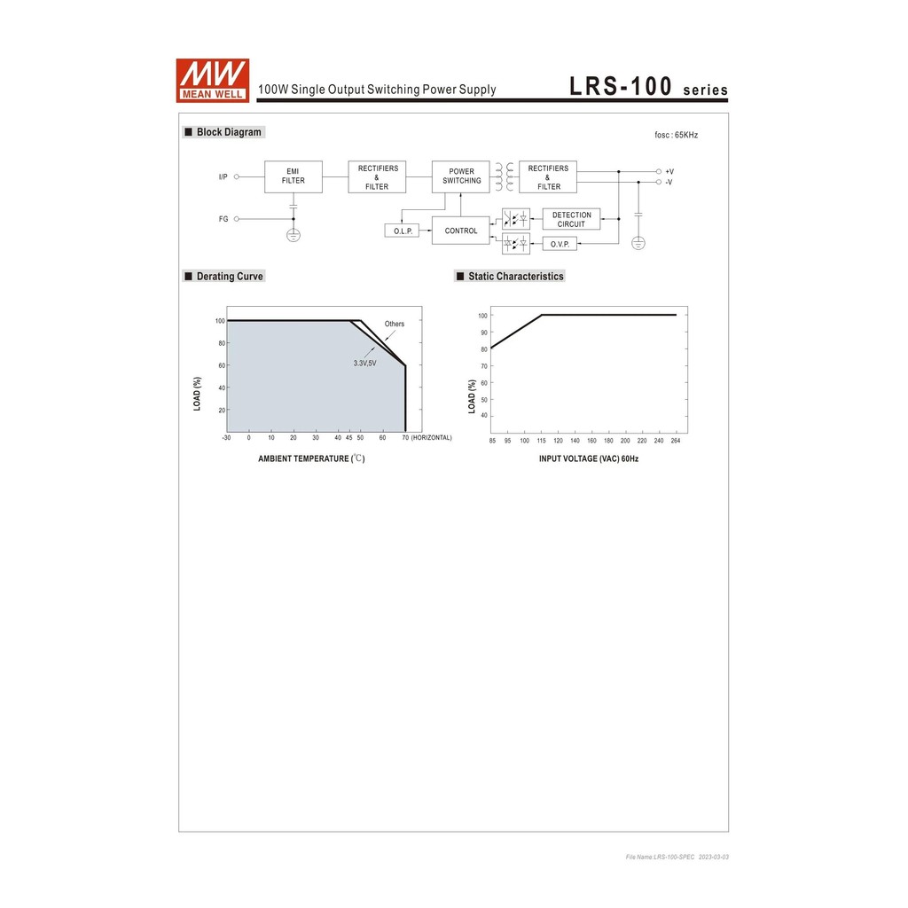 MEAN WELL LRS-100-5 LRS-100-12 LRS-100-15 LRS-100-24 LRS-100 | 蝦皮購物