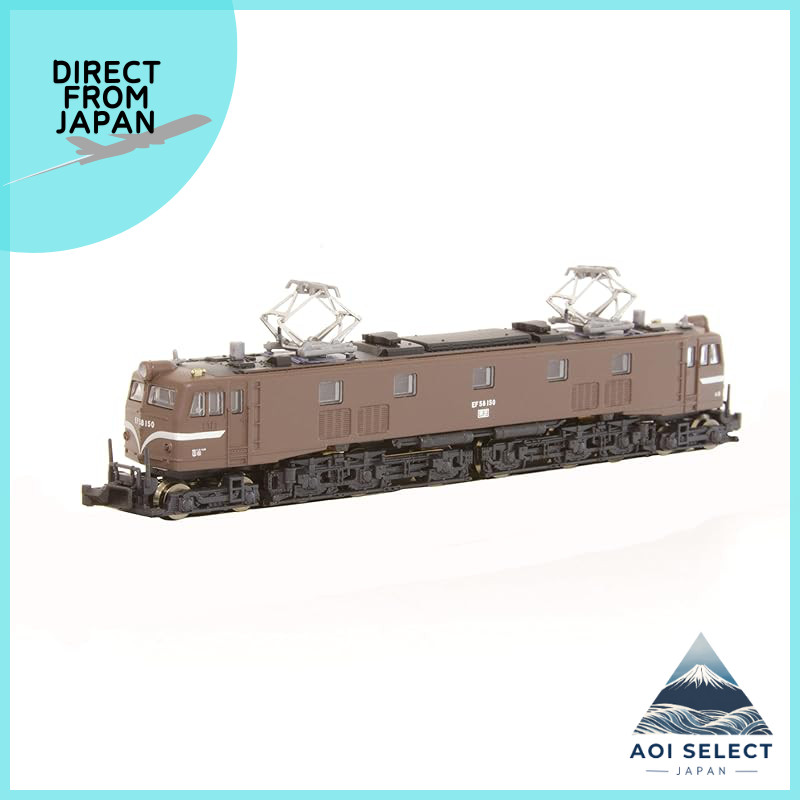 Rokuhan Z規模型 EF58型 150号机 小窗户 棕色 T039-2 铁道模型 电力机车 | 蝦皮購物