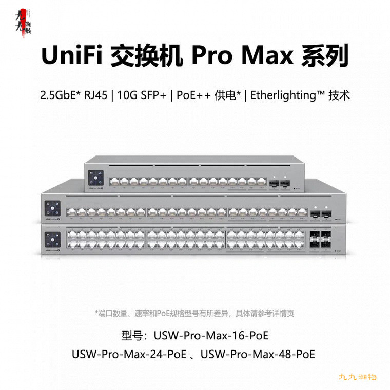 Ubiquiti UBNT USW-Pro-Max-16-POE 3層2.5G POE交換機POE++ | 蝦皮購物