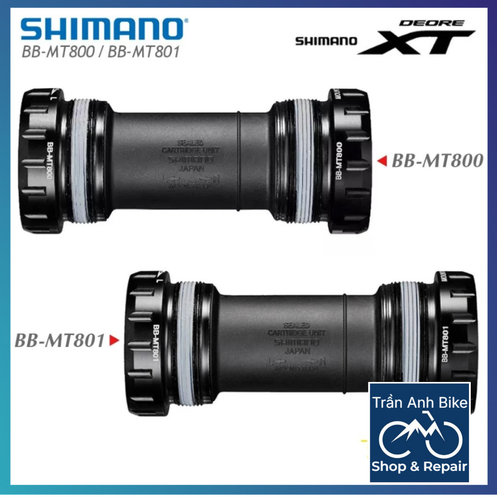 SHIMANO DEORE XT BB MT800 MT801 自行車空心芯中軸(BB 螺絲)- 正品 | 蝦皮購物