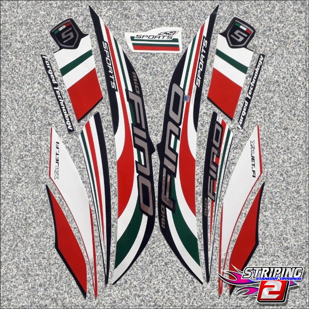 山葉 MERAH 2015 yamaha fino 運動型紅色條紋標準質量清單 | 蝦皮購物