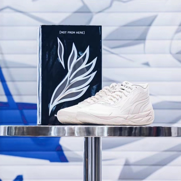 PUMA 彪馬MB。 02 rameelo Ball 第二代低幫白色籃球鞋 | 蝦皮購物