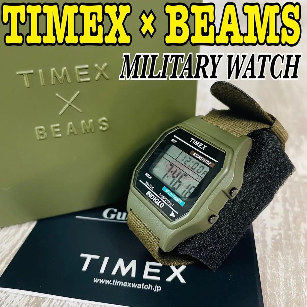 TIMEX 手錶 1854 Camper INDIGLO BEAMS Classic Digital COLLECTIO | 蝦皮購物