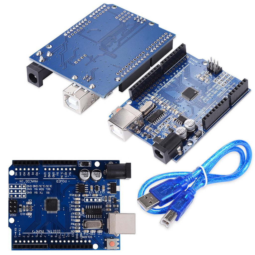 適用於UNO R3改進版 CH340G+MEGA328P原裝芯片 兼容arduino開發板 | 蝦皮購物
