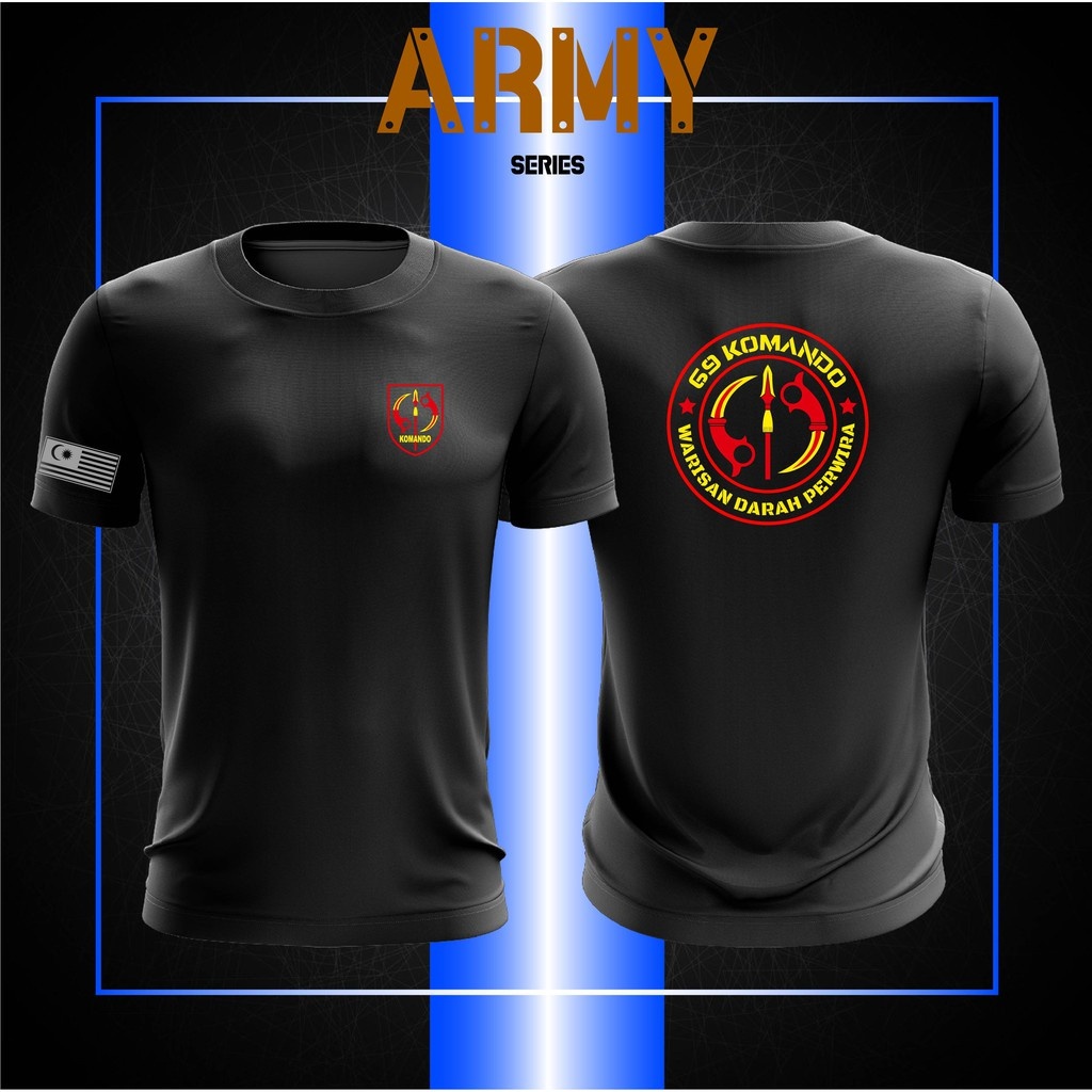 Baju ASKAR TSHIRT WATER69 陸軍超細纖維圓領襯衫 | 蝦皮購物