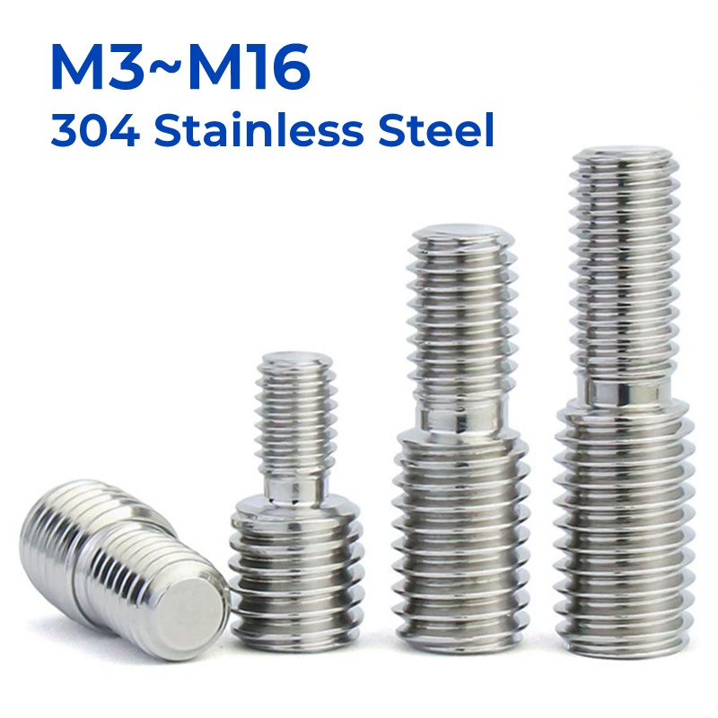 M3 M4 M5 M6 M8 M10 M12 M14 M16 304不銹鋼相機轉接頭轉換螺絲轉換器變徑螺栓雙頭螺絲 | 蝦皮購物