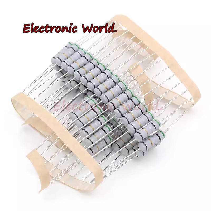 20pcs 1W 5% 線繞電阻保險絲繞線電阻 0.1R 0.33R 1R 2.2R 3R 4.7R 5.1R 6.8R | 蝦皮購物