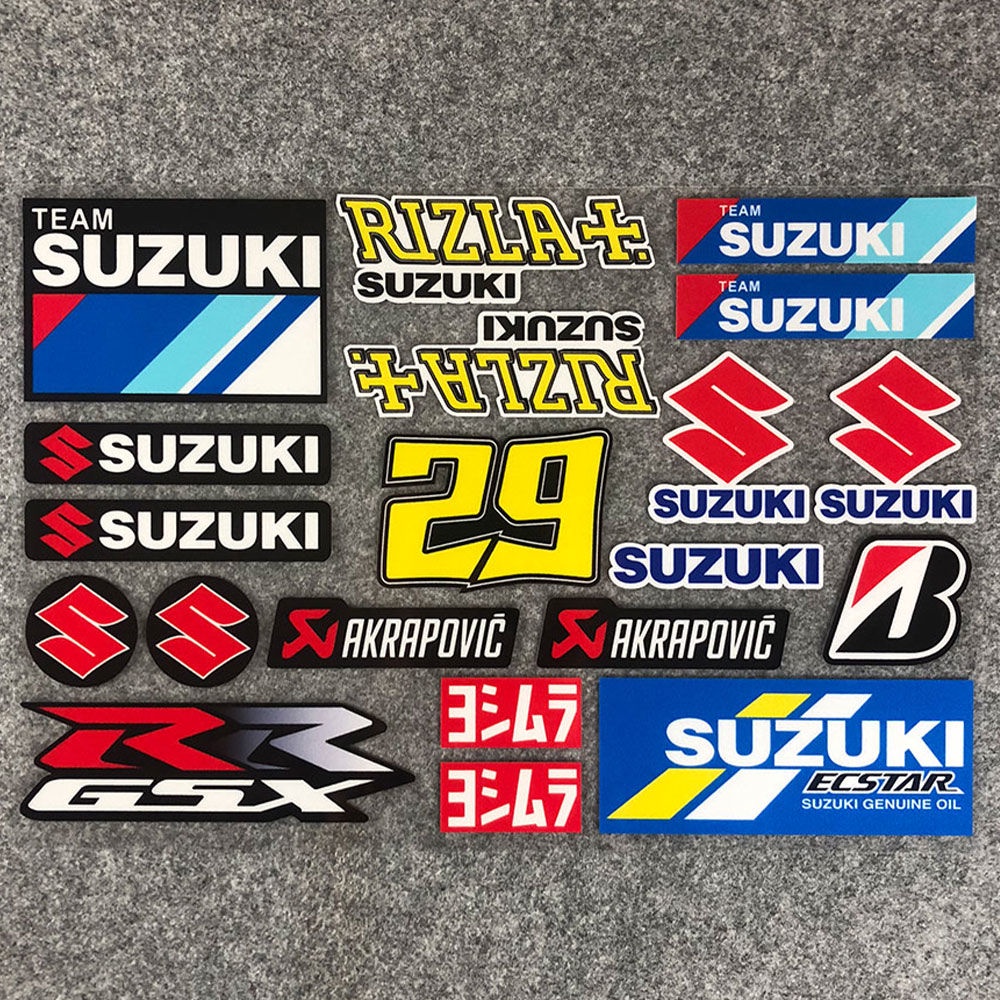 Suzuki 鈴木 反光貼紙 機車貼花 UY/UU/USR 小海豚 125/DL/GW/GSX250R 貼畫 汽車裝飾 | 蝦皮購物