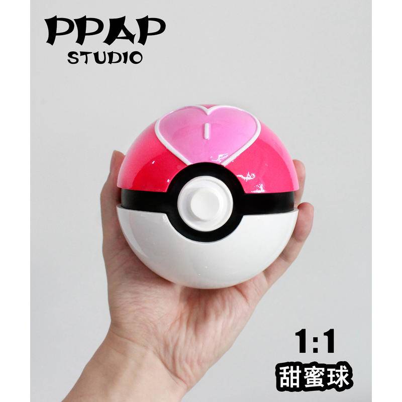 【心動GK】PPAP精靈球1:1 GS球，甜蜜球，紀念球 寶可夢 限定GK 模型 | 蝦皮購物