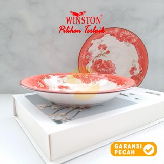 Merah Winston 1 件蛋糕盤 7.5 英寸紅碟咖哩餐盤 19 厘米 | 蝦皮購物