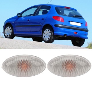PEUGEOT Tma~2pcs LED 側標誌燈明亮 12V 632574 標致 206 407 607 側指示燈更換 | 蝦皮購物