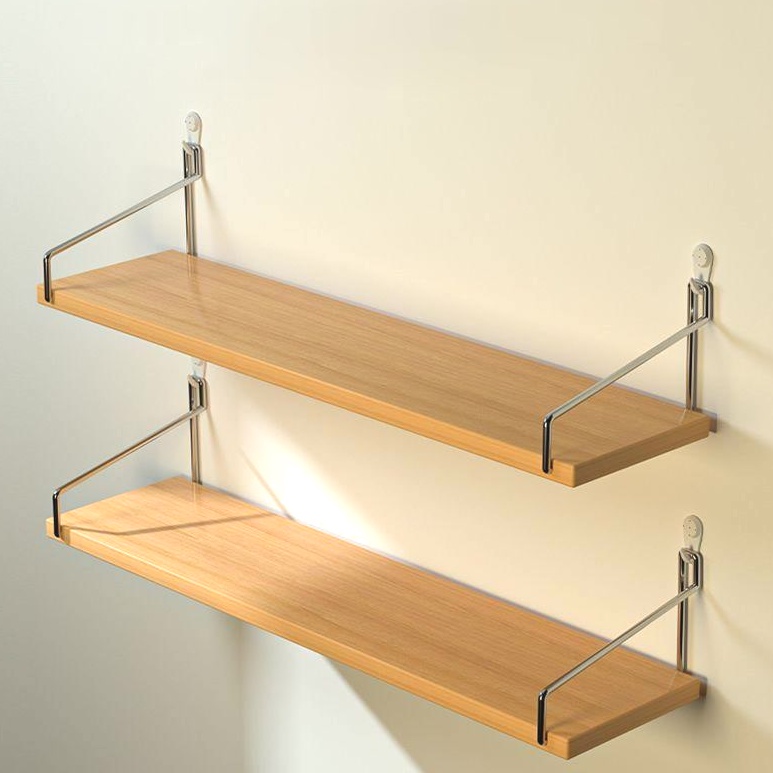 熊熊家居🐻 免鑽孔 牆上置物架 牆壁吊掛書架 壁掛收納架 一字隔板 儲物托架 懸掛層架 牆上層架 房間收納 TB95 | 蝦皮購物