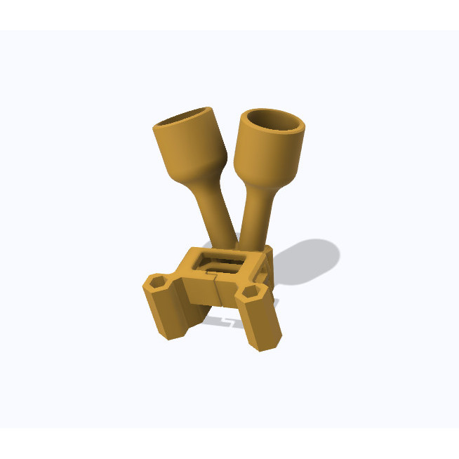 Apex CLONE 高清 5 英寸安裝 XT60 DJI o4 雙天線安裝 3d 打印 TPU | 蝦皮購物