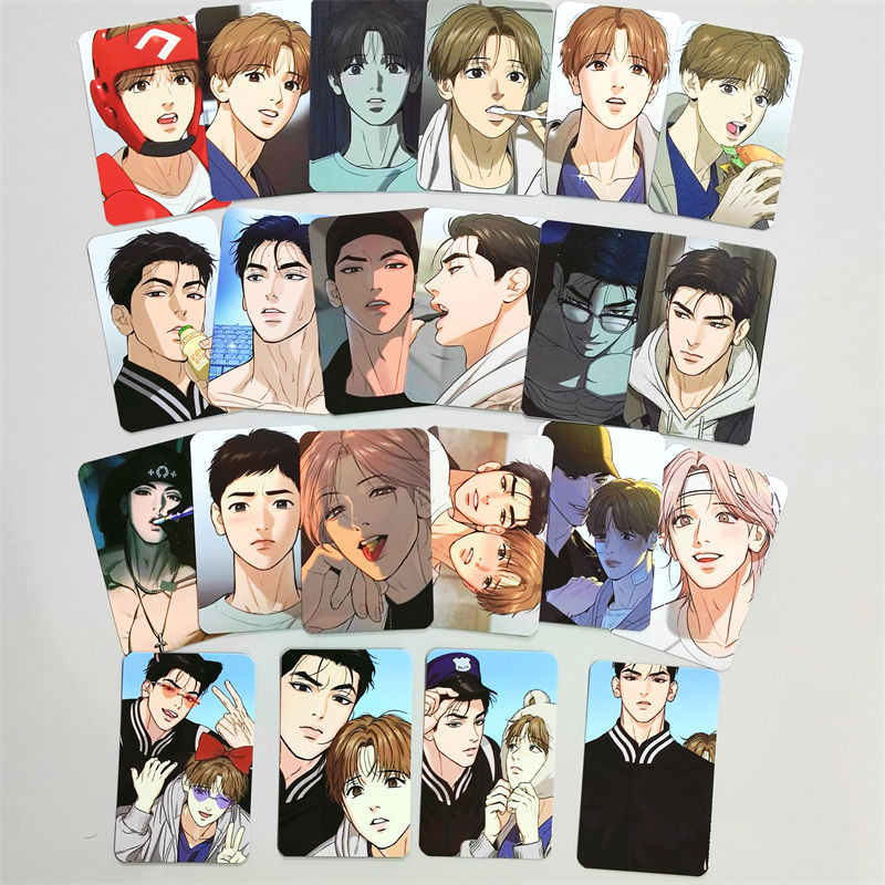 文甜24H出⚡魔咒 3寸 小卡 周宰京 金丹 ins 高顏值 韓漫 周邊 自制 拍立得 lomo 卡片 | 蝦皮購物