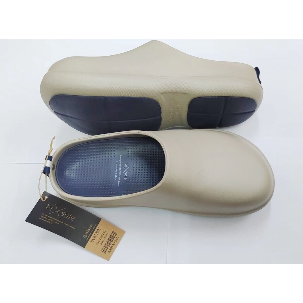 日本bisole防水防油防滑輕便環保設計防水EVA情侶包頭懶人半拖鞋 廚師鞋 醫生鞋 包頭手術室男款女款拖鞋 涼拖鞋 | 蝦皮購物