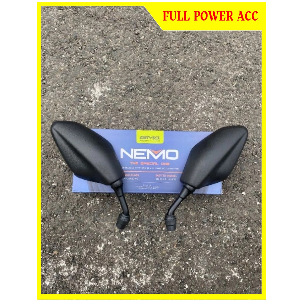 HONDA 適用於所有本田摩托車的原裝 Xmax Nemo 3 指車床後視鏡通用短桿車床後視鏡 | 蝦皮購物