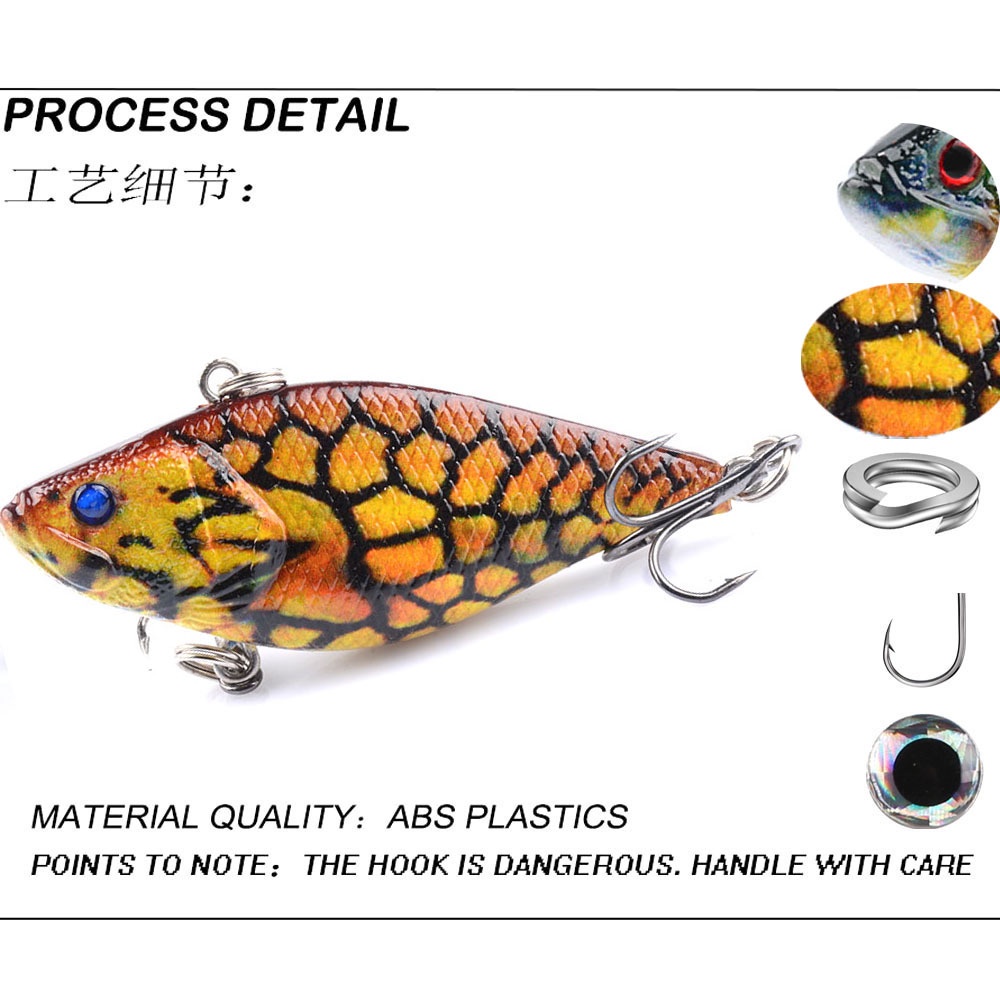 【大魚】VIB 遠投VIB 路亞餌 仿生魚餌 全泳層魚餌 6.6CM/11.5G 響珠魚餌 假餌 硬餌 沉水擬餌 | 蝦皮購物