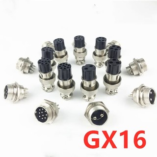2sets GX16 GX16-2 2P 2Pin 3Pin 4Pin 5Pin 6Pin 16mm 公母線面板連接器插 | 蝦皮購物